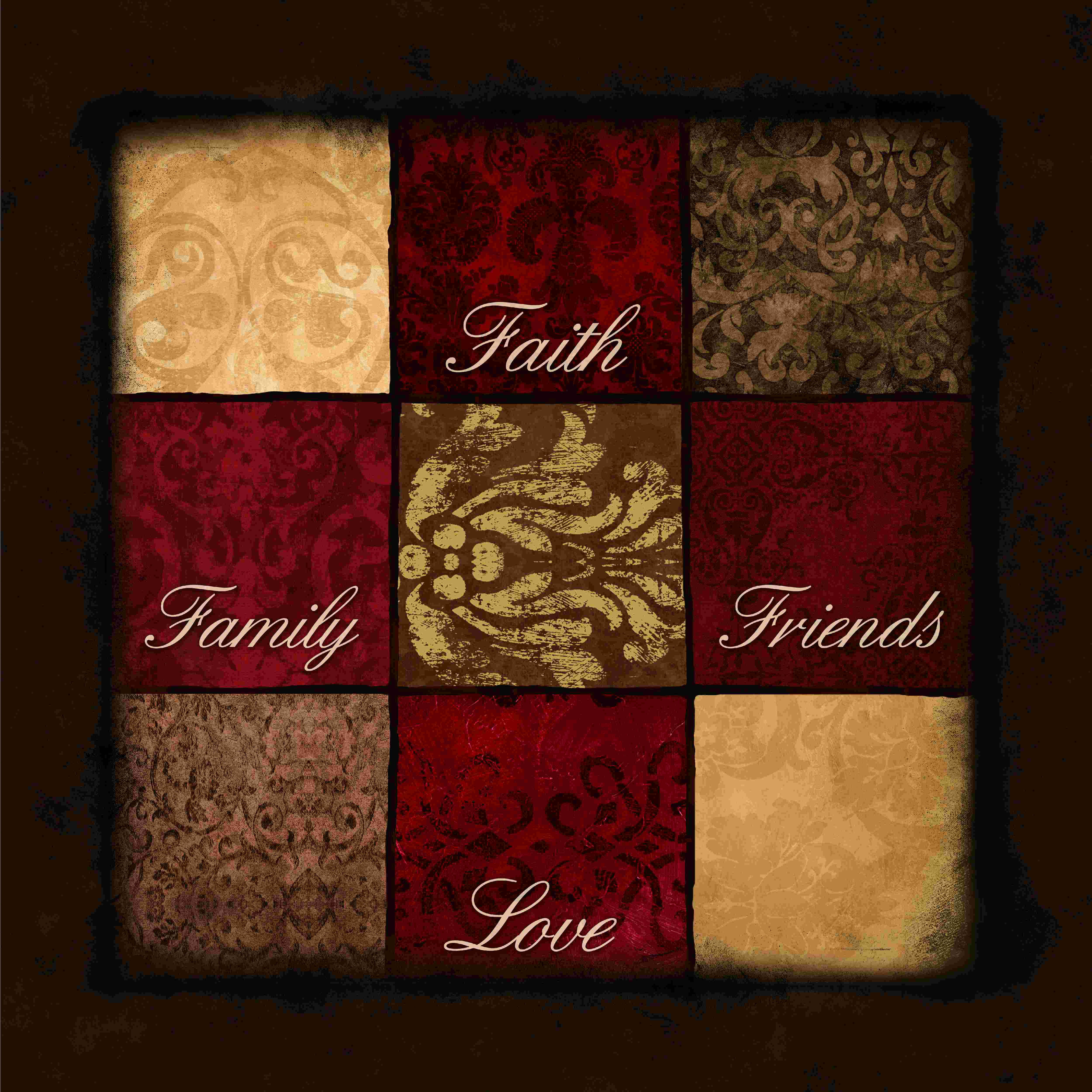 Trinx Traditional Squares - Wrapped Canvas Print | Wayfair