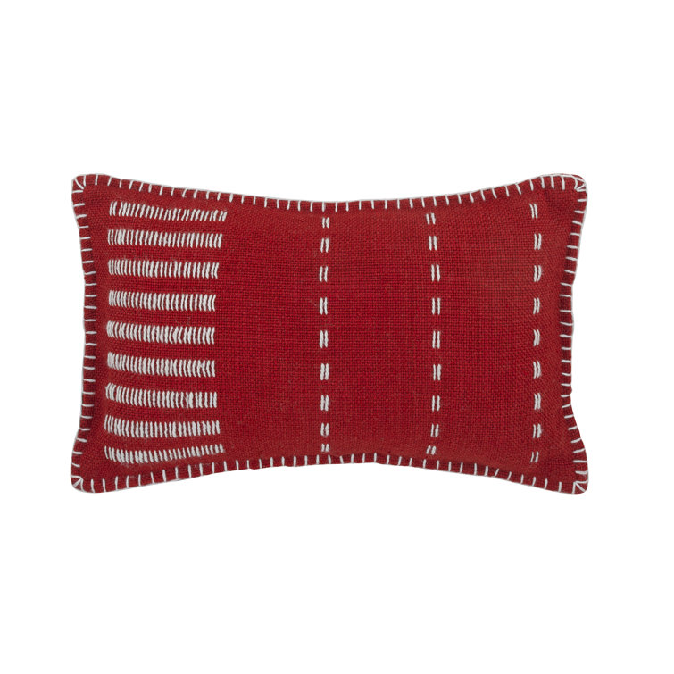 Gracie Oaks Helia Embroidered Indoor/Outdoor Throw Pillow & Reviews ...