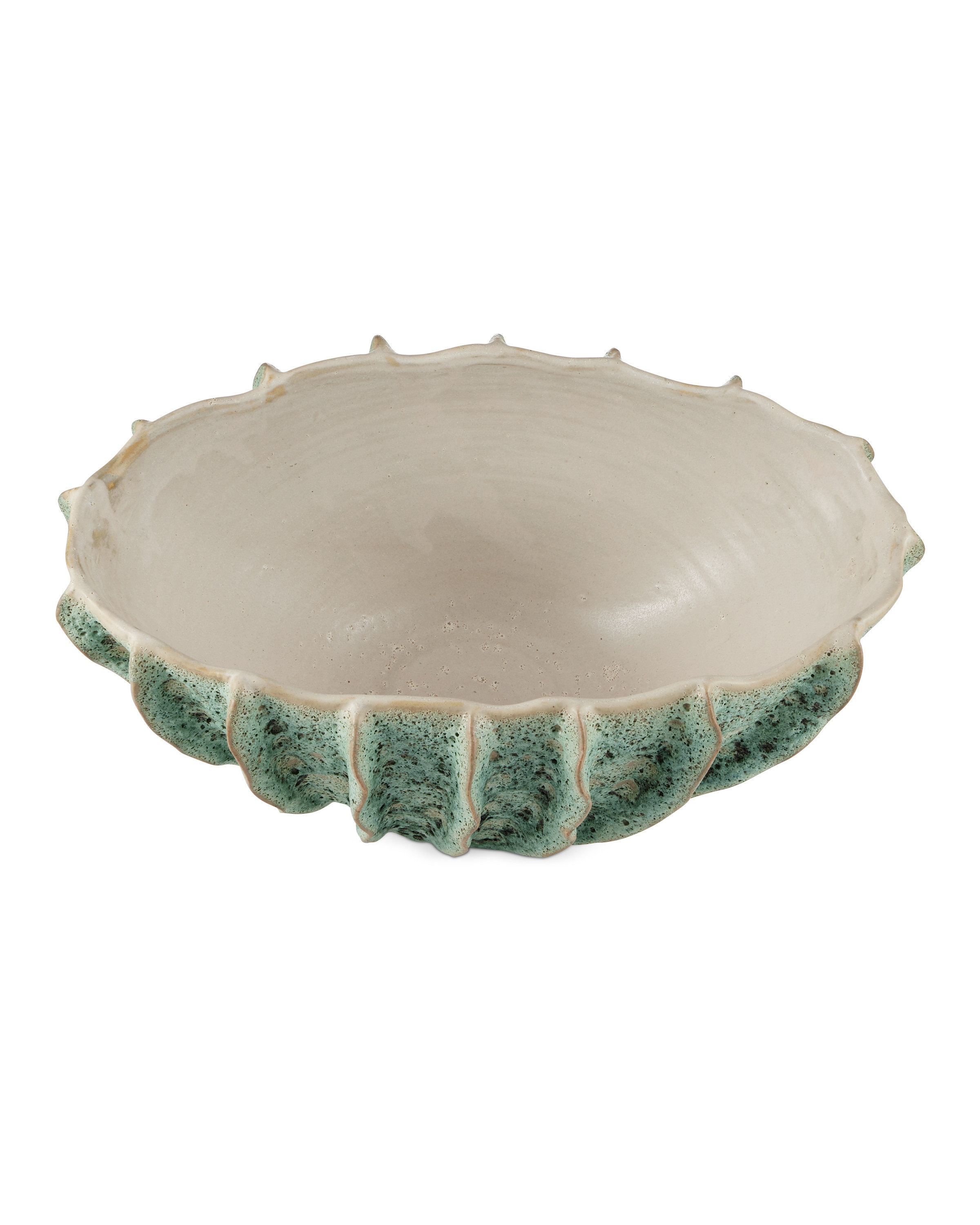 Currey & Company Sunken Boat Ceramic / Porcelain Decorative Bowl | Wayfair