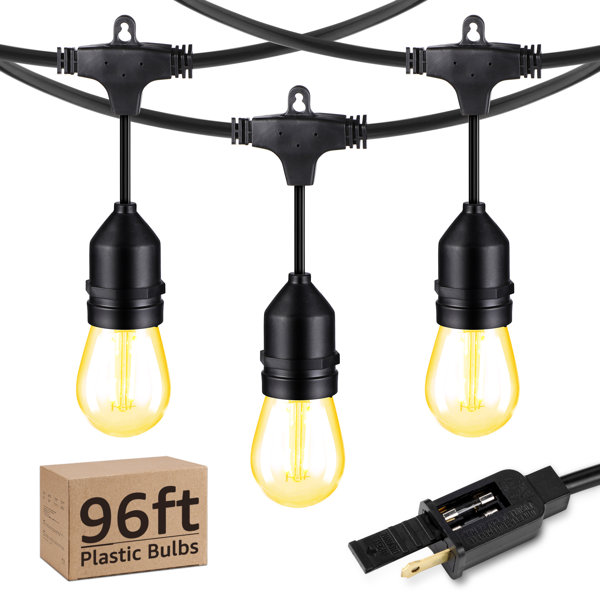 17 Stories Detwan 30 - Bulb 1152'' Plug-in String Light | Wayfair