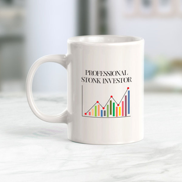 Trinx Professional Stonk Investor 11Oz Plastic Coffee Mug | Wayfair