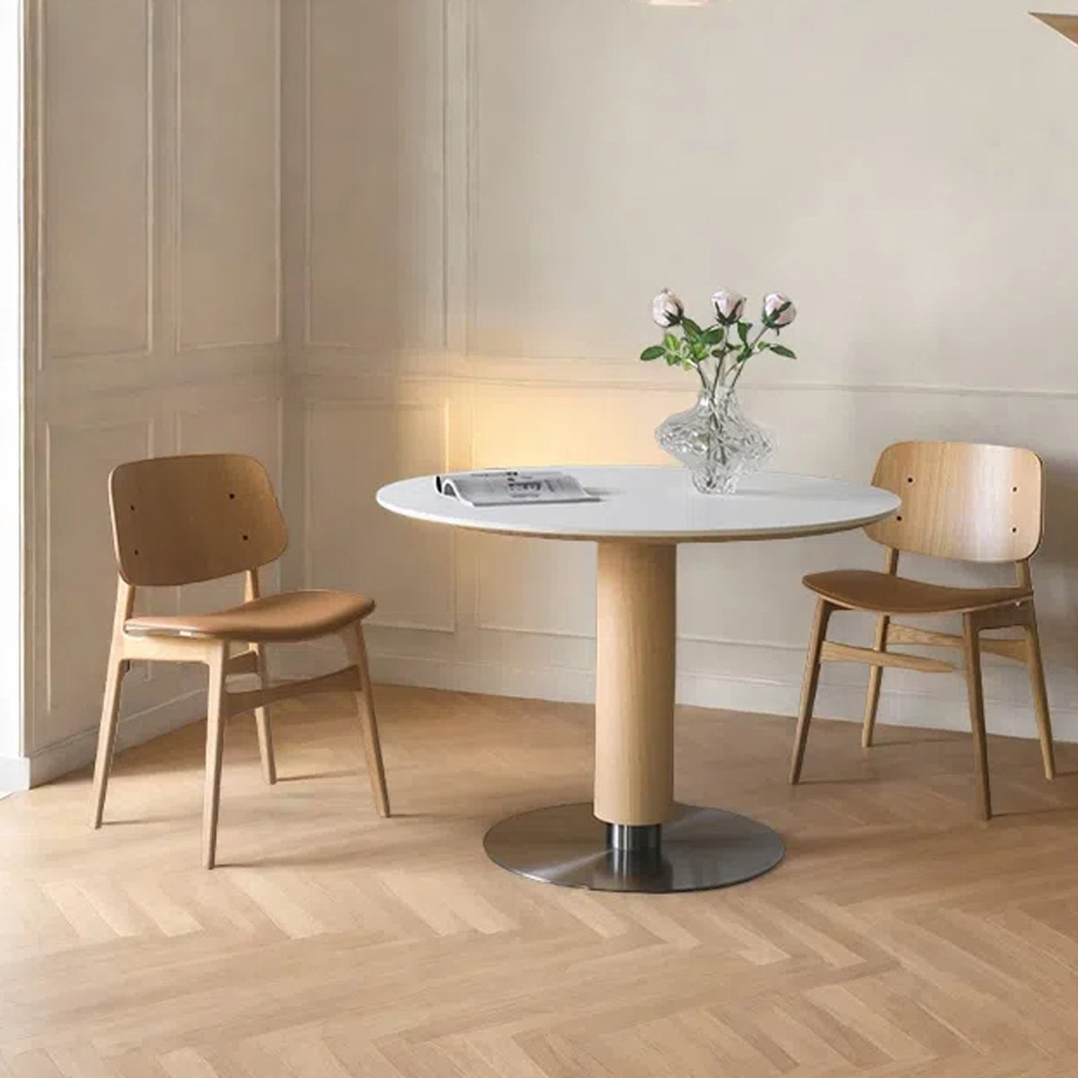 Orren Ellis Italian round dining table | Wayfair