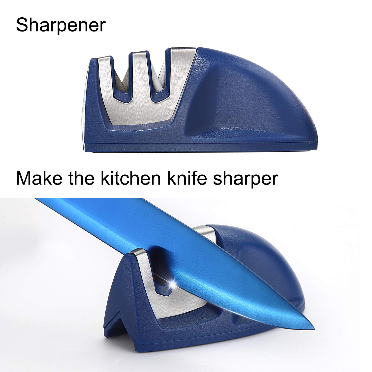 MARLIN MANUFACTURING COMPANY, INCORPORATED 16Pcs Blue Kitchen Knife Set ...