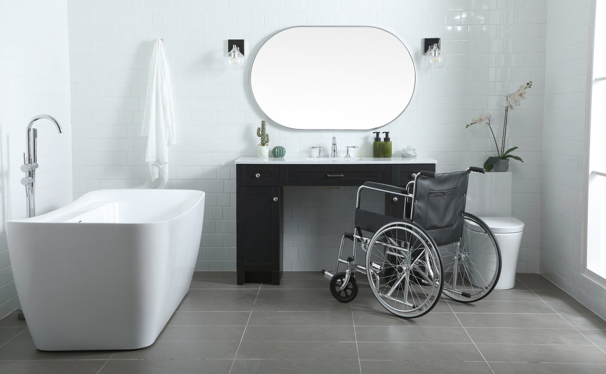 Elegant Kitchen and Bath ADA Compliant Bathroom Vanity - Wayfair Canada