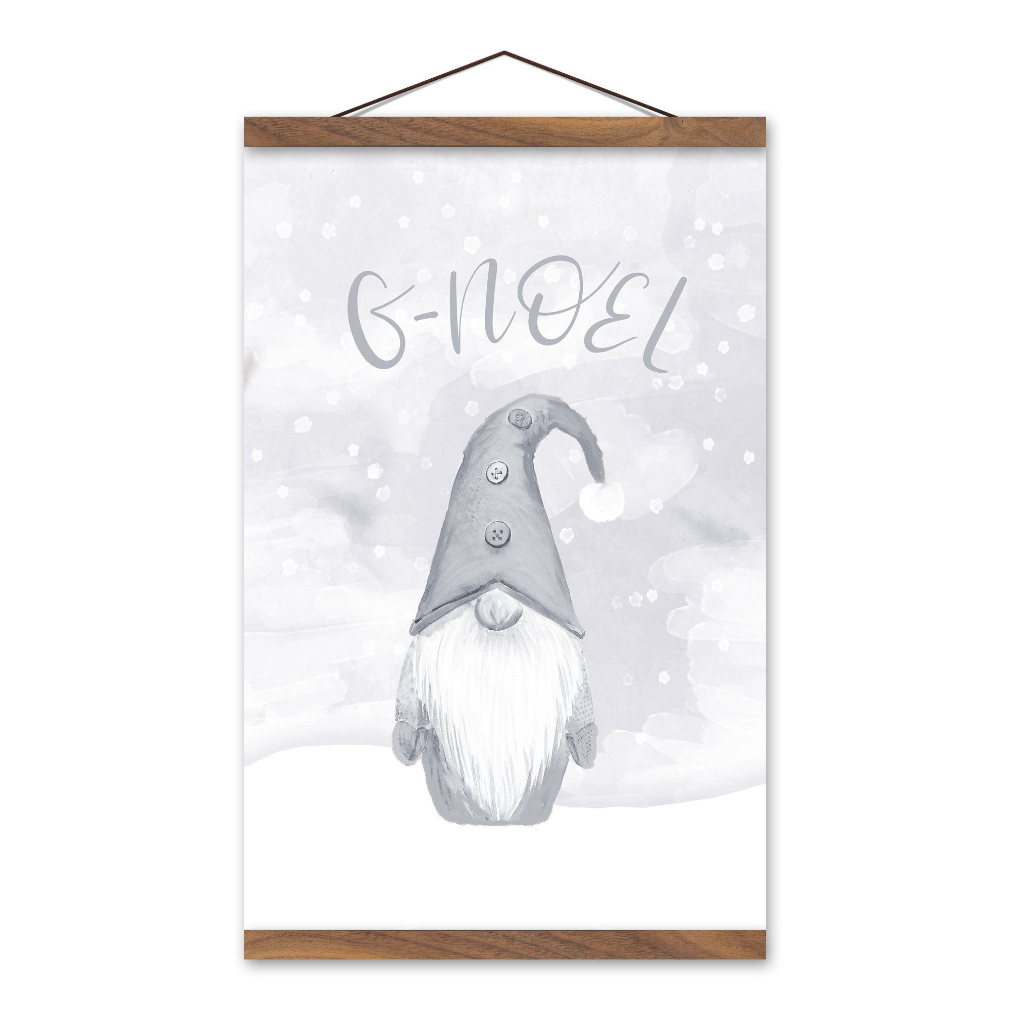 The Holiday Aisle® Gnoel Gnome Hanging Print On Canvas - Wayfair Canada