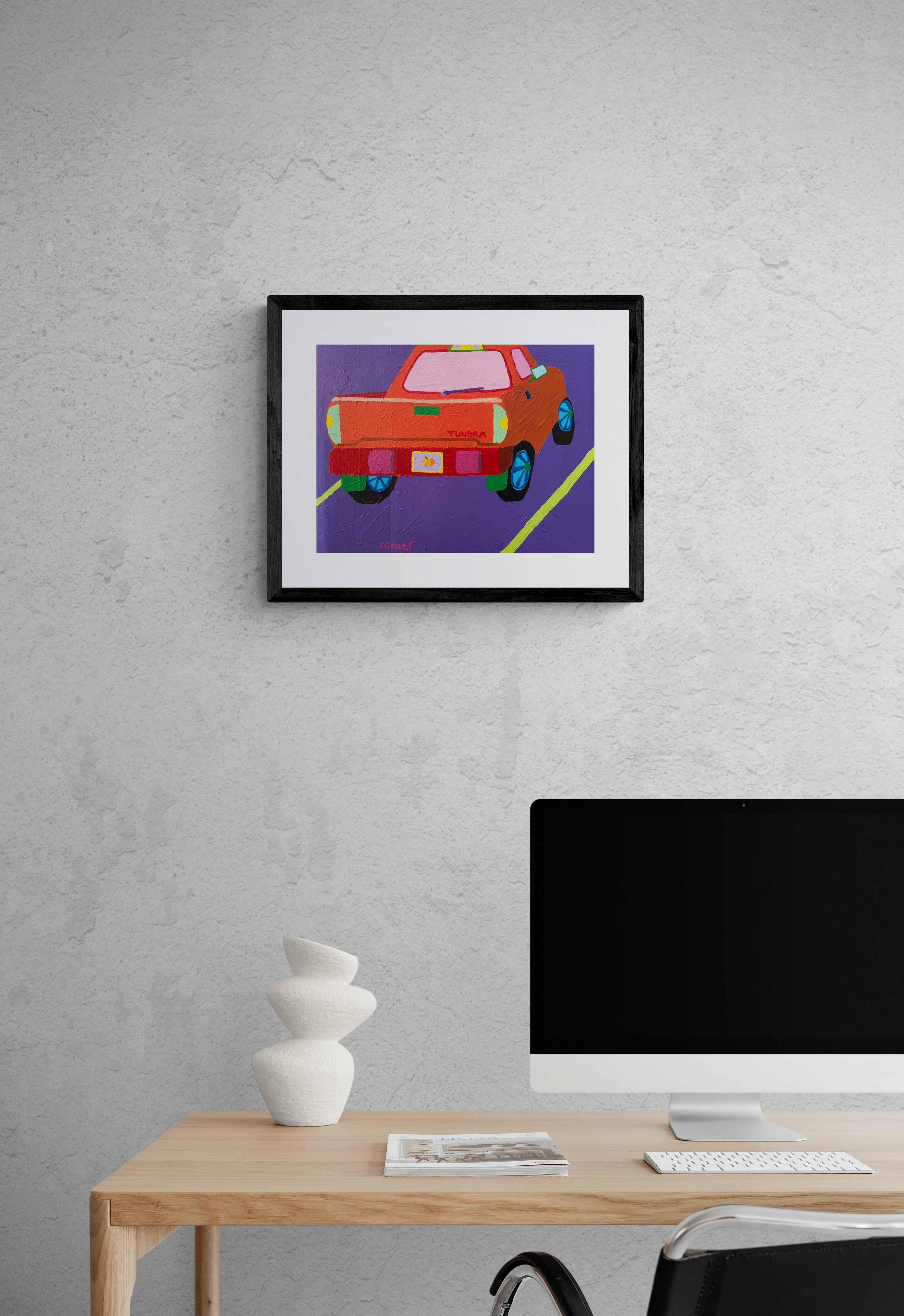 Made & Curated Truck by Sue Graef - Painting | Wayfair
