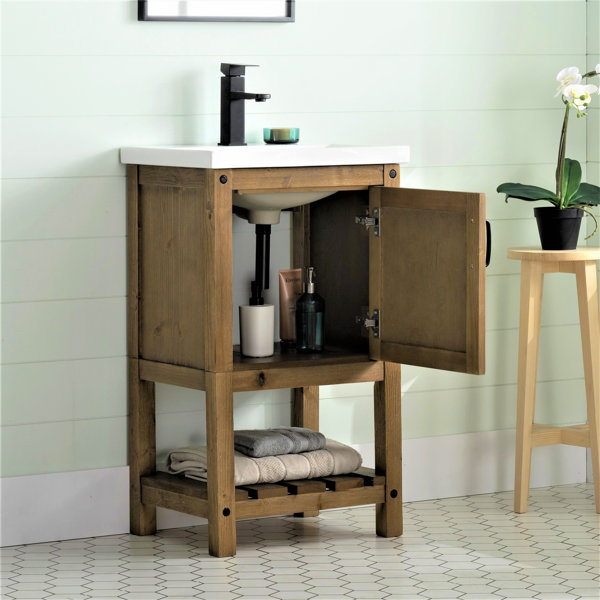 The Twillery Co.® Radstock 20" Single Bathroom Vanity Set & Reviews ...