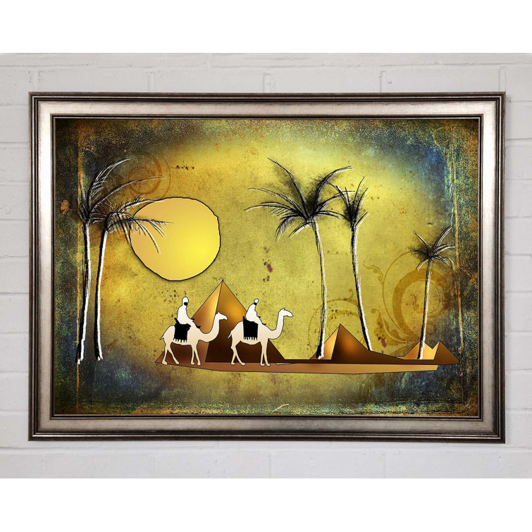 Gracie Oaks Egyptian Pyramids 4 - Single Picture Frame Art Prints ...