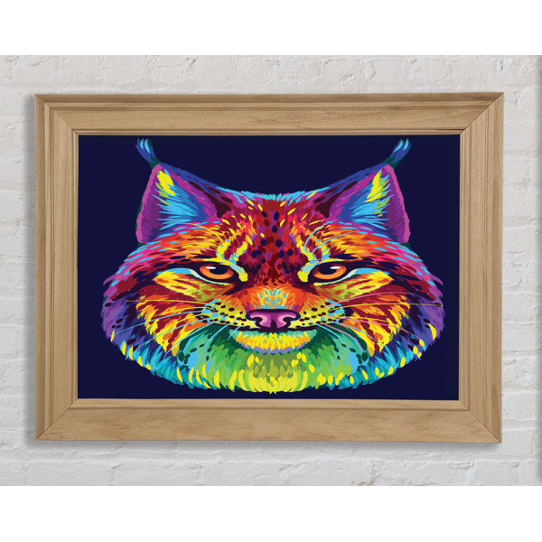 Bright Star Vibrant Lynx Cat - Single Picture Frame Art Prints ...