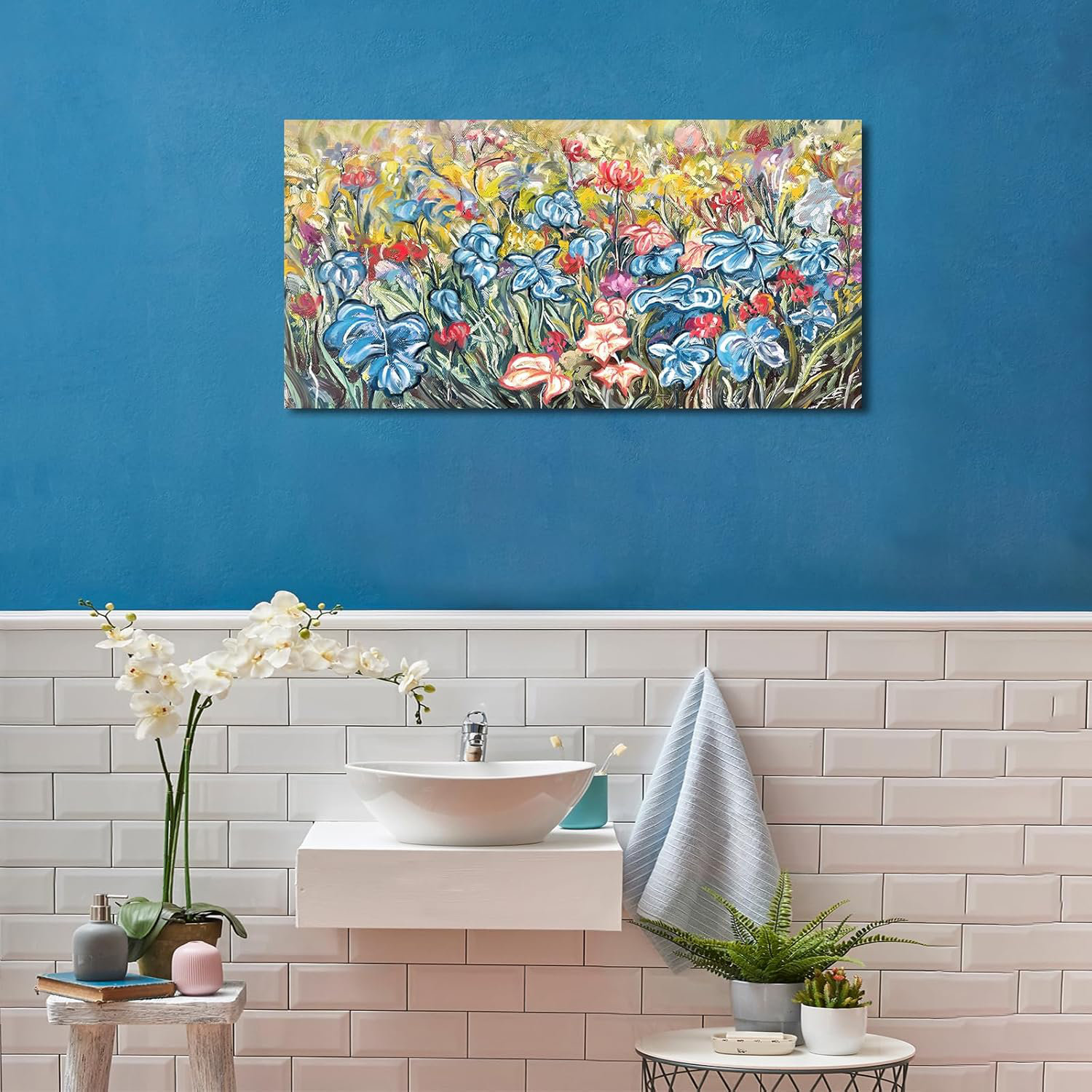 Lark Manor Wall Decor Spring Colorful Blossom Prints Artwork for Living ...