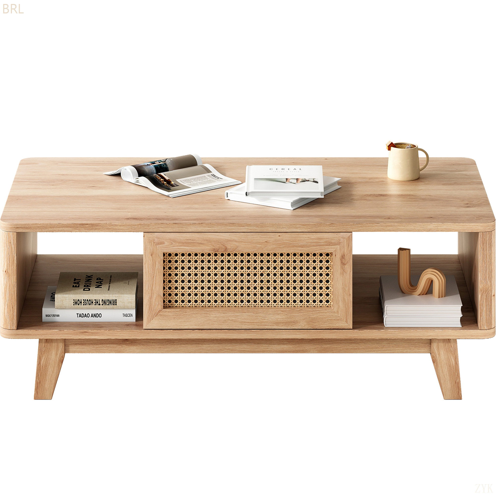 Bay Isle Home™ Coffee Table, Mid Century Living Room Tables With ...