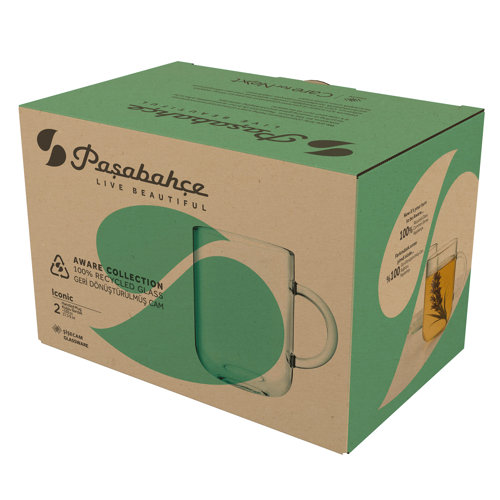 Safdie & Co. Inc. Premium Recycled Mug 2-Piece Set & Reviews | Wayfair