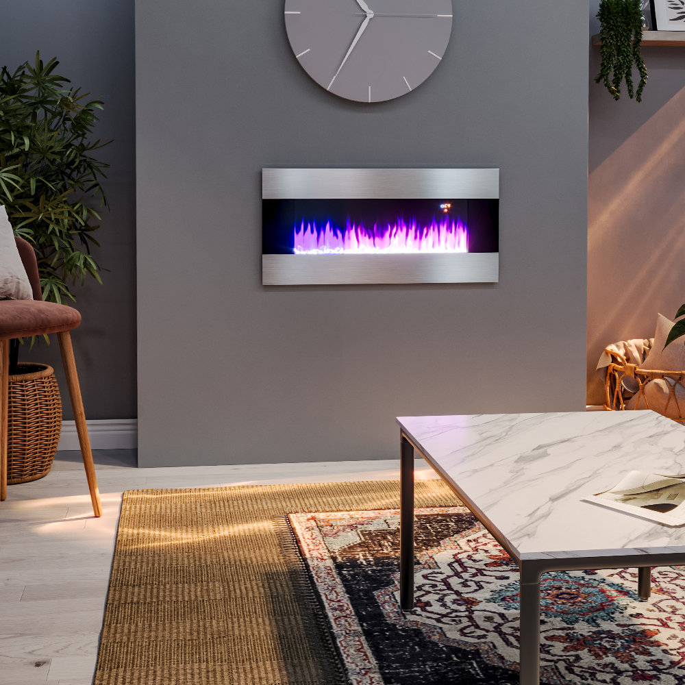 Wade Logan Thea Electric Inset Fire & Reviews | Wayfair.co.uk