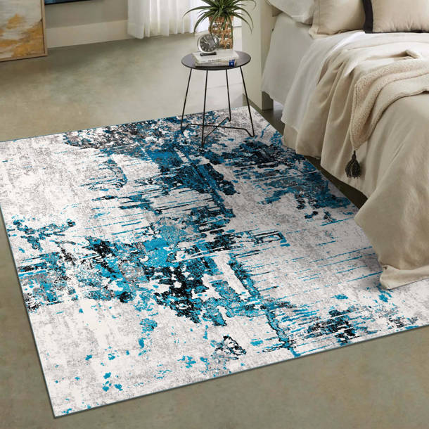 17 Stories Thorold Abstract Rug & Reviews | Wayfair