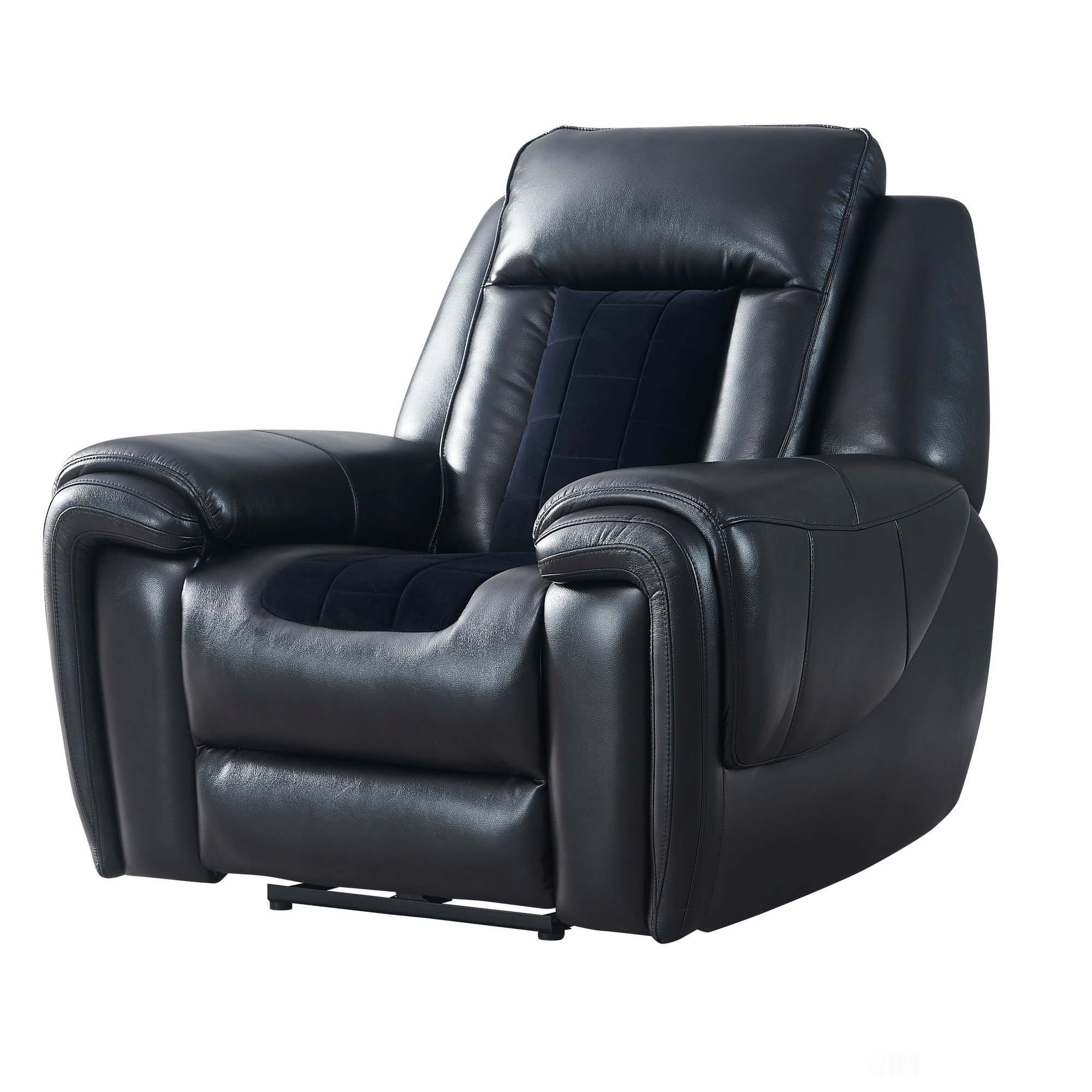 Hokku Designs Recliner Chair, CLARK BLANCHE VELVET POWER RECLINER WITH ...