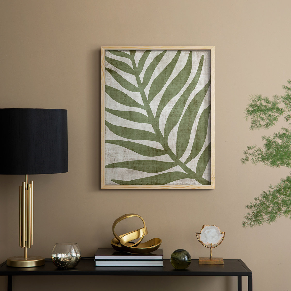 Lark Manor™ Island Greenery I Framed Print - Solid Wood | Wayfair