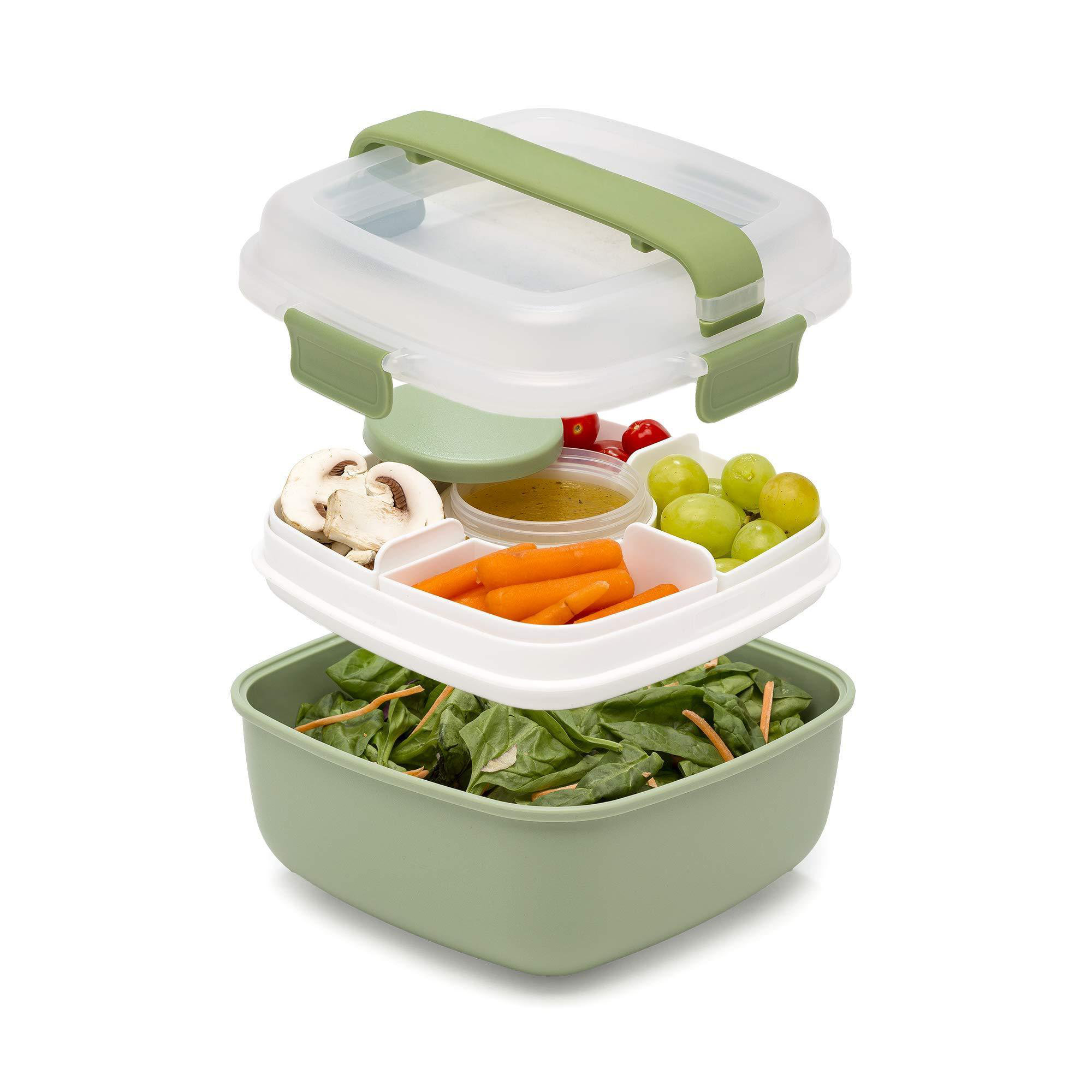 Latitude Run® Lunch Box Container, Bento Style Food Storage With ...