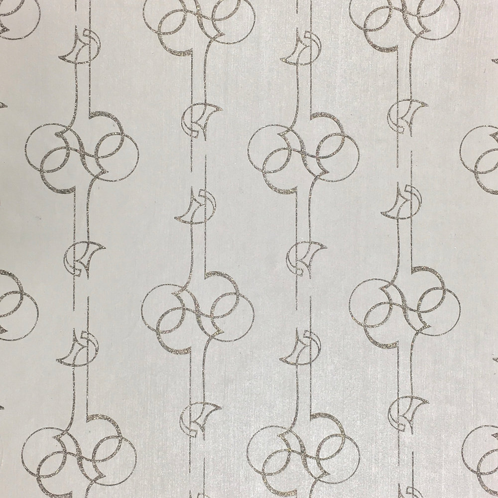 Stanton Gray Freda Madison Ave 18' L x 27" W Paintable Wallpaper Roll ...