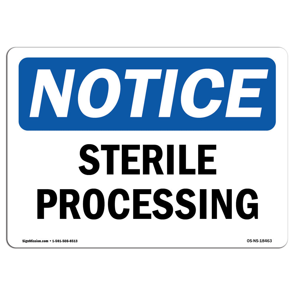 SignMission Sterile Processing Aluminum Sign 18 x 24 - Wayfair Canada