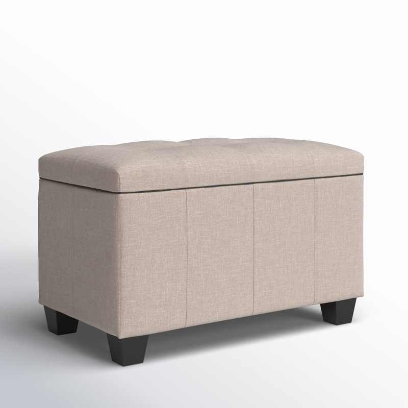 Wade Logan® Bacca Fabric Upholstered Storage Bench & Reviews | Wayfair