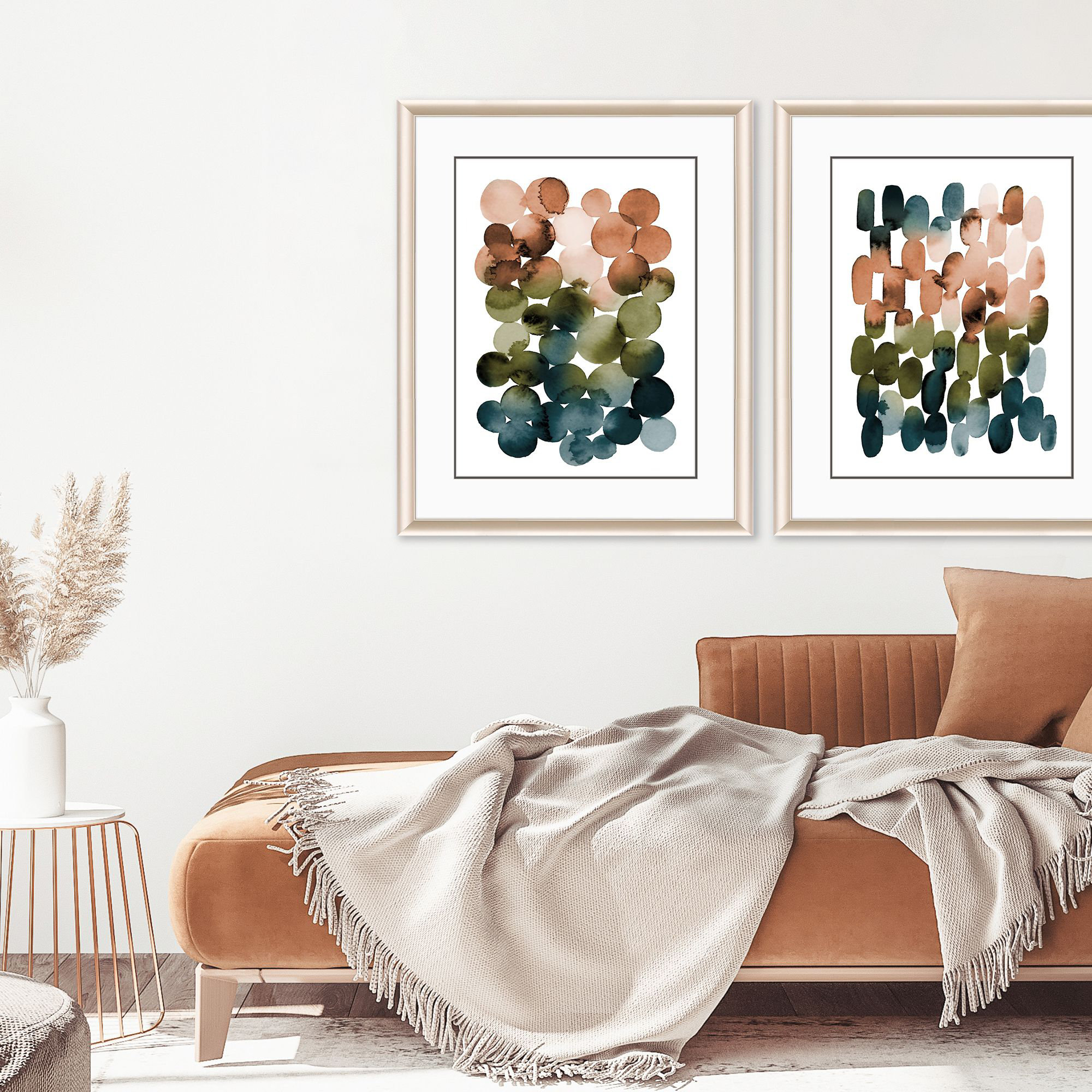Red Barrel Studio® " Earthy Circles " by Nohren Print on Paper | Wayfair