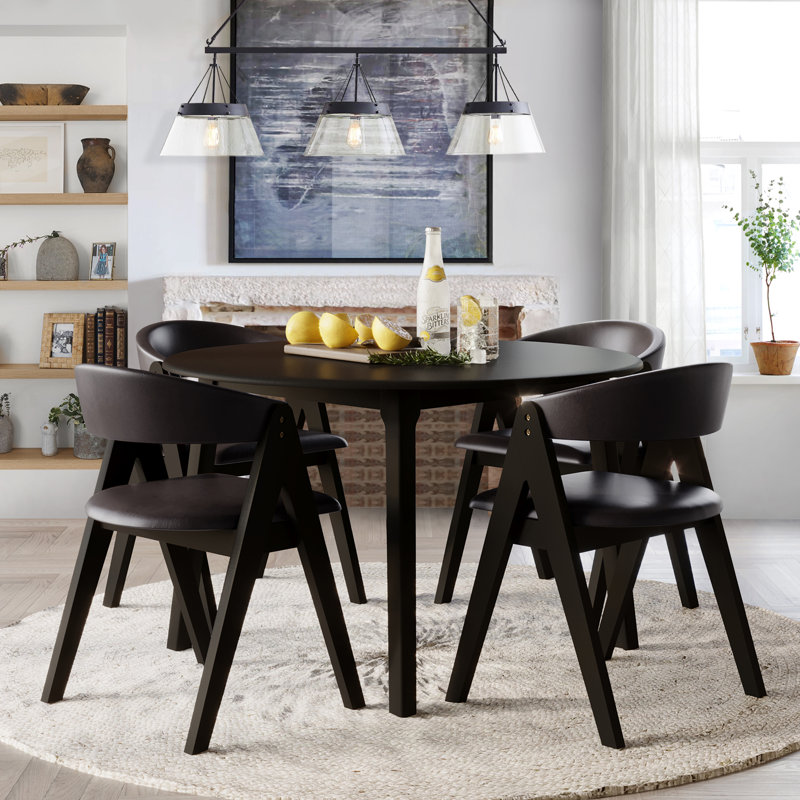 George Oliver Nayshaun Drop Leaf Dining Set & Reviews | Wayfair