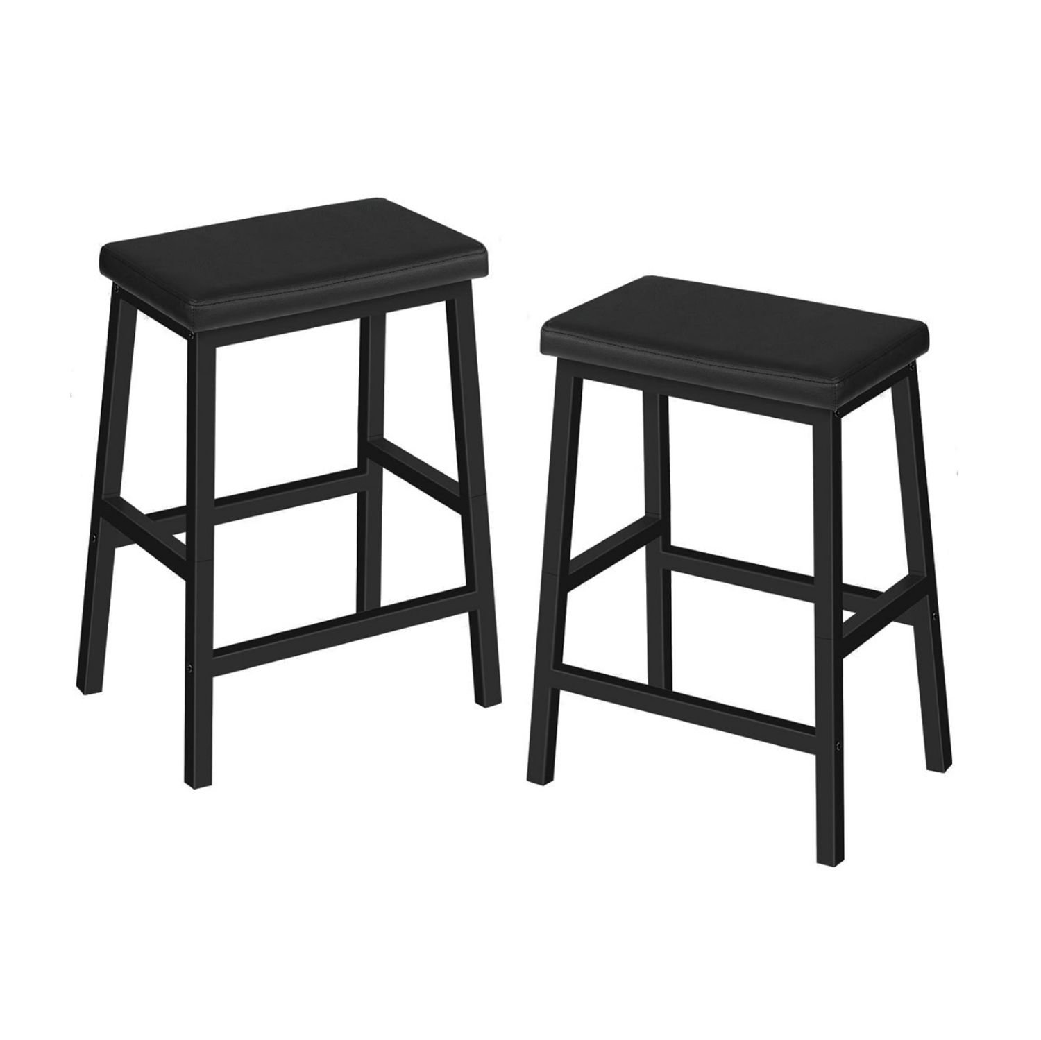 Latitude Run® Gemari Upholstered 24'' Counter Stool with Metal Frame ...