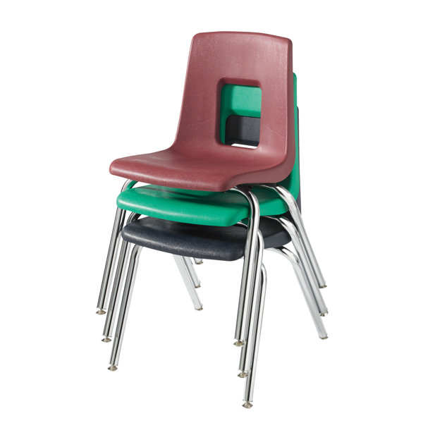 Classroom Select Stacking Classroom Chair ( Set of 4 ) - Wayfair Canada