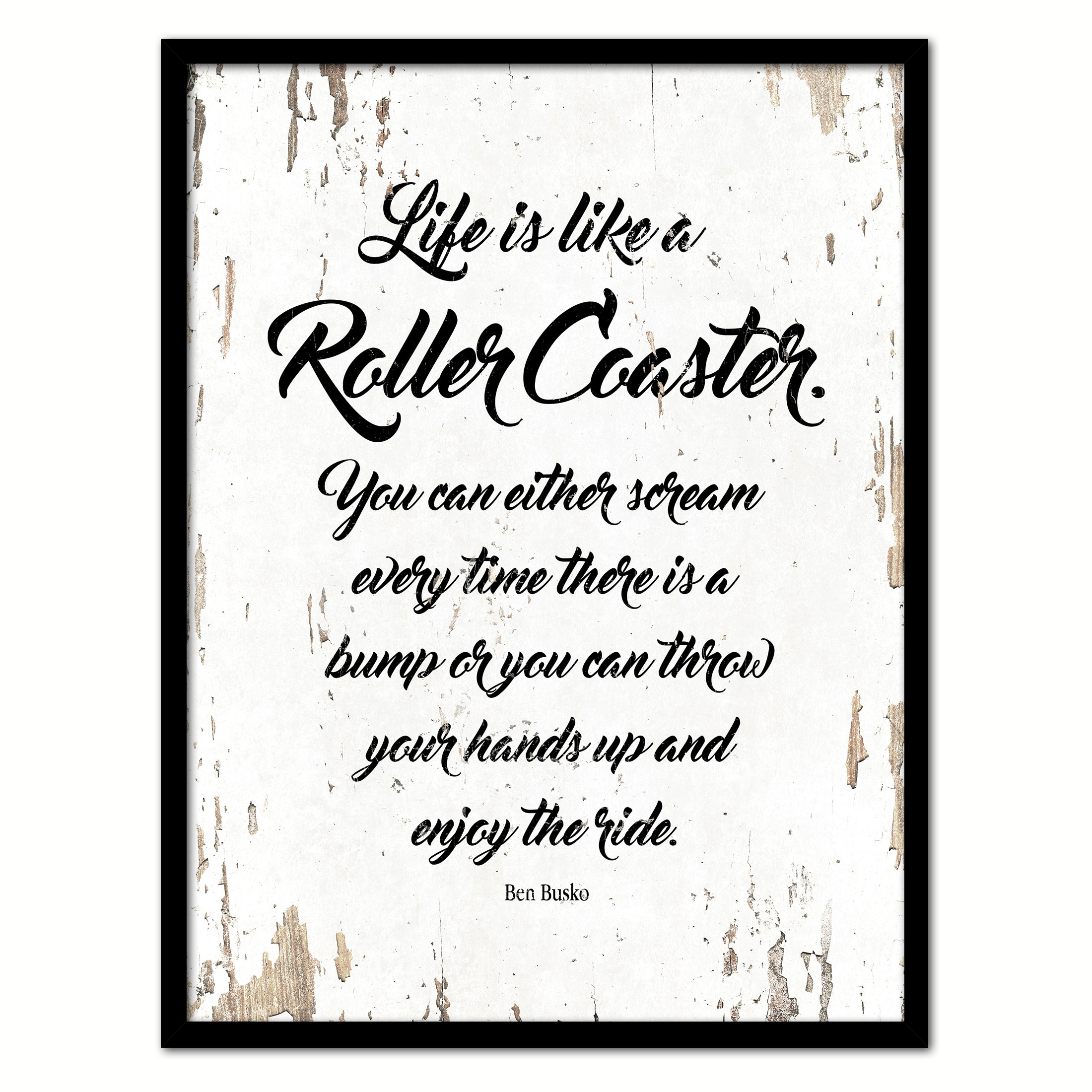 life is like a roller coaster