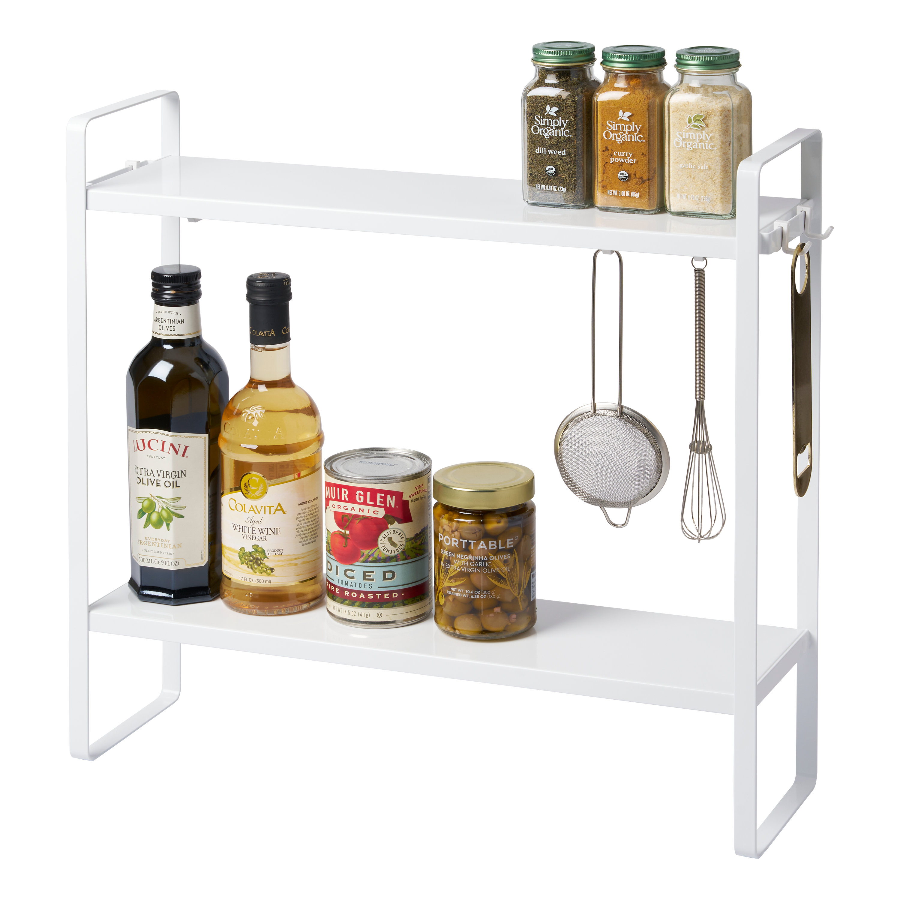 Yamazaki Home Two-Tier Countertop Rack, Steel | Wayfair