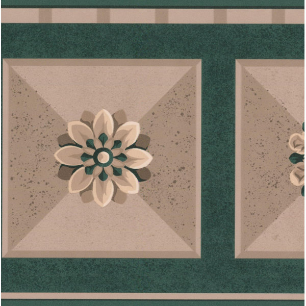 Astoria Grand Kolby Bathroom Geometric Design 15' L x 7'' W Abstract ...