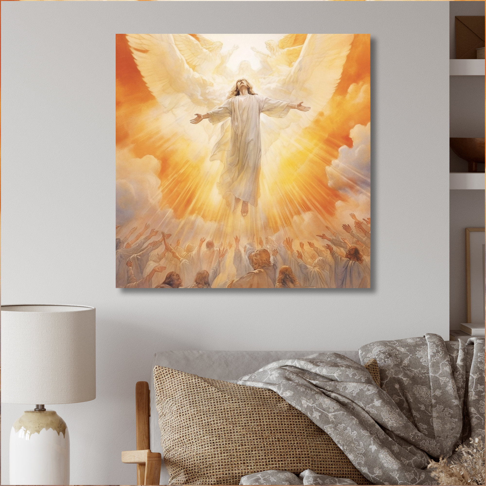 Trinx Jesus Modern Devotion II - Christianism Metal Wall Decor ...