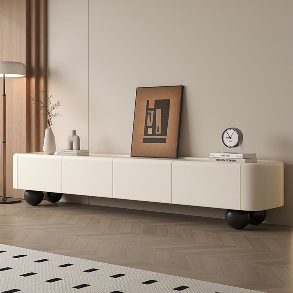 Trentastic Trails Secure rounded corner TV cabinet | Wayfair