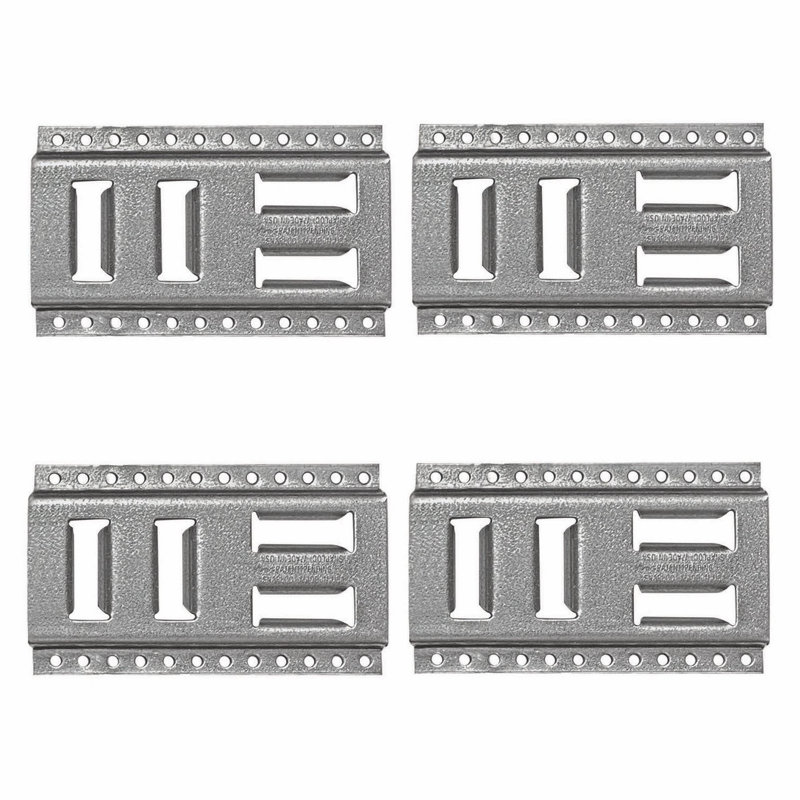 SNAP-LOC Fast-Track E-Track 8 Inch 4-Pack USA Galvanized Steel ...