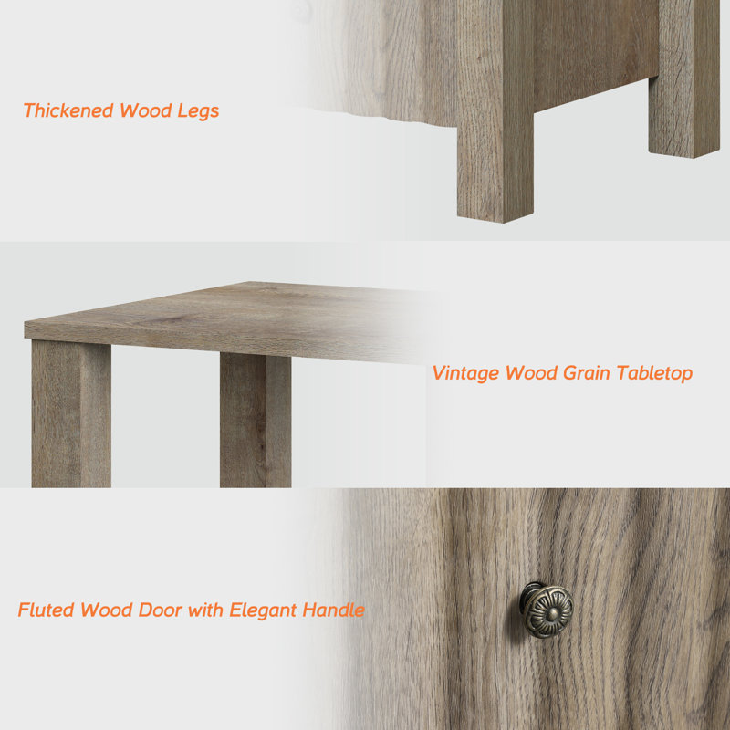 Millwood Pines Demiya End Table Set | Wayfair