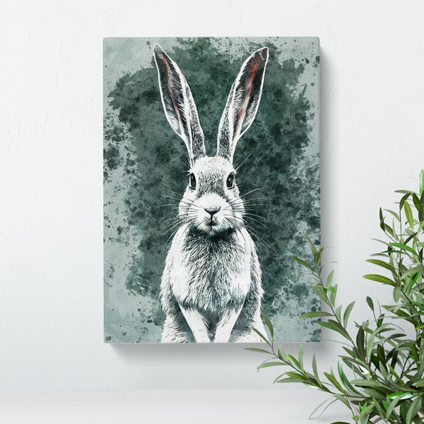 Brambly Cottage Portrait Of A Hare No.2 - Wrapped Canvas Graphic Art ...