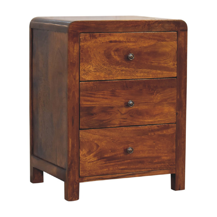 Union Rustic Dockrey Solid Wood Bedside Table | Wayfair.co.uk