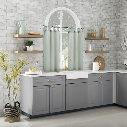 Wayfair | Green Valances & Kitchen Curtains You'll Love in 2023
