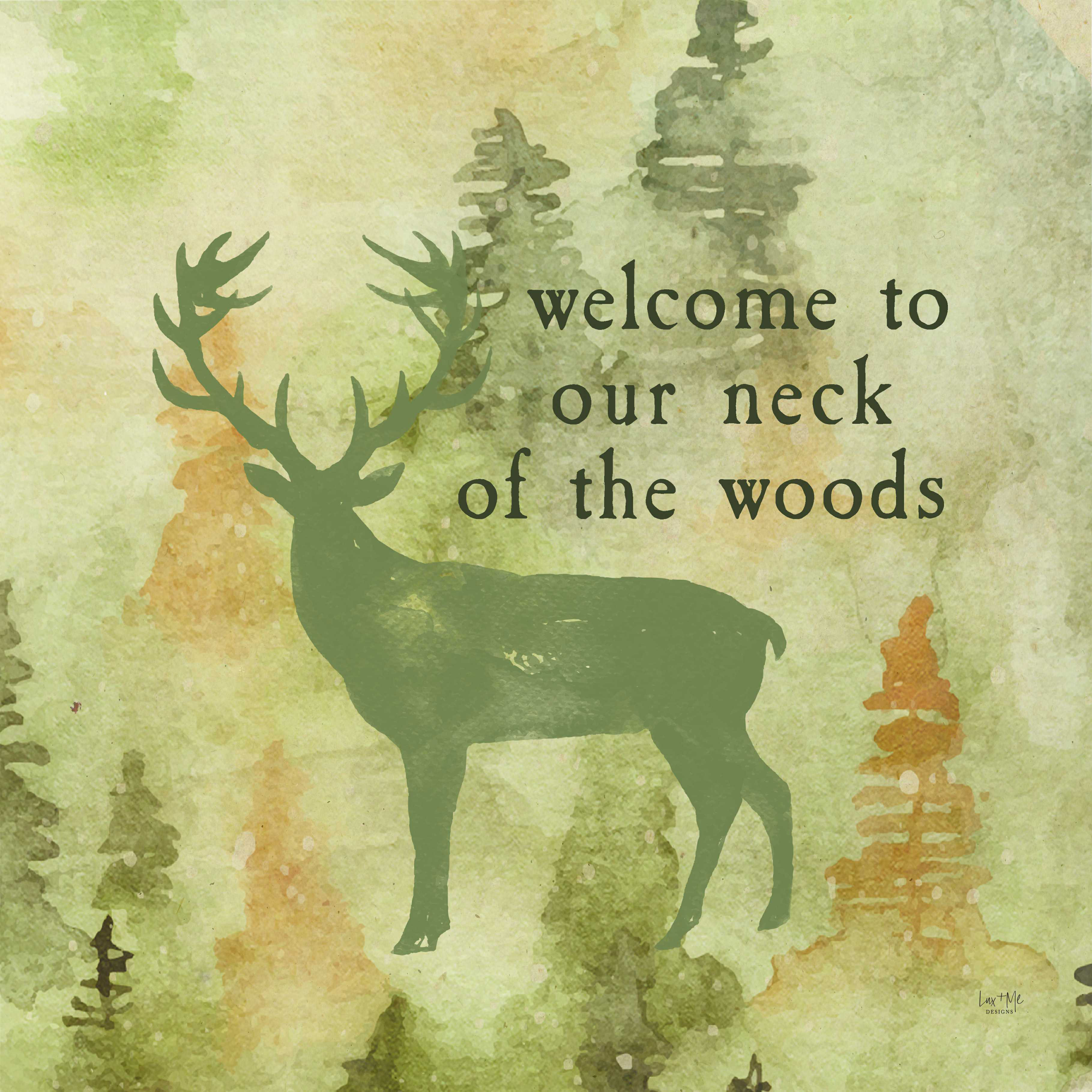 Trinx Hallema Welcome To Our Neck Of The Woods - Wrapped Canvas Print ...