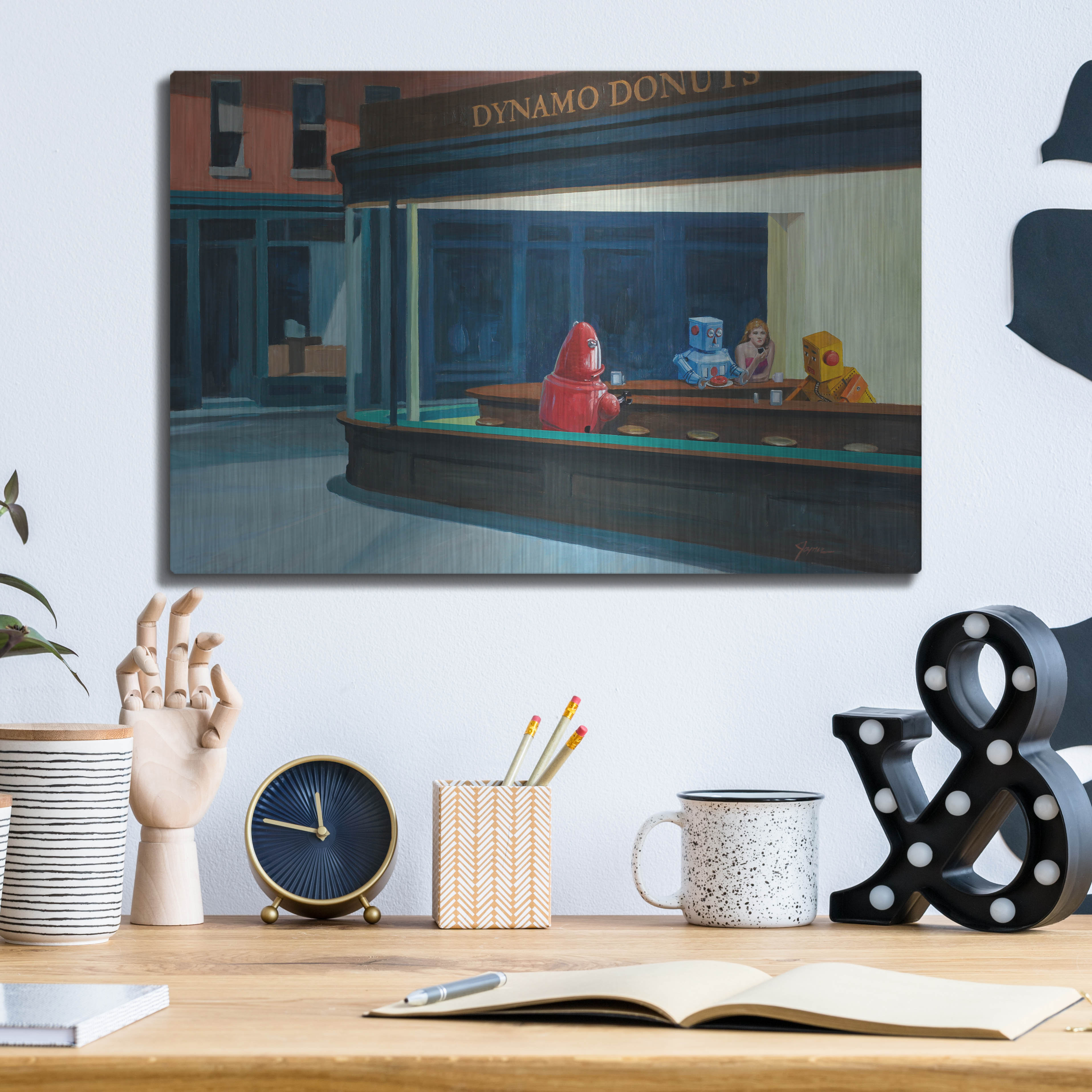 Winston Porter 'Robo Hawks' by Eric Joyner, Metal Wall Art | Wayfair