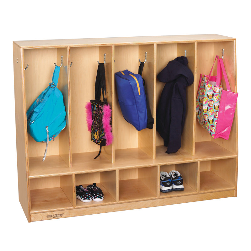 Childcraft 5 Section Preschool Cubby Locker | Wayfair