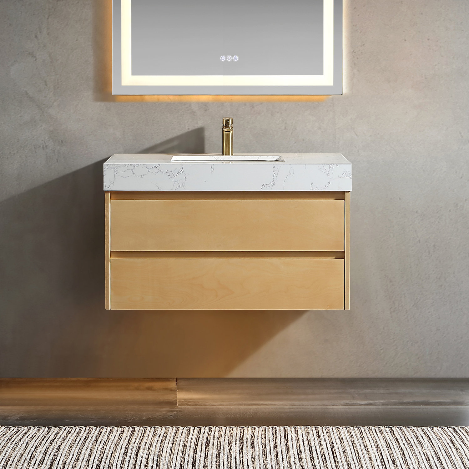 Wrought Studio Multifunctional Bathroom Vanities 36'' Single Bathroom ...