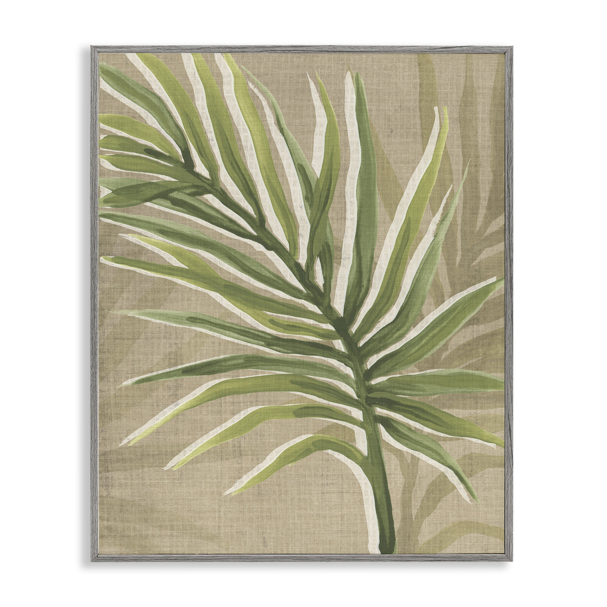 Bay Isle Home™ Natural Curved Palm Leaf Framed Giclee, design by June ...