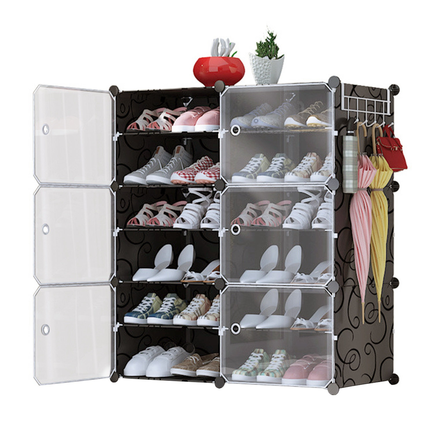 Rebrilliant 24 Pair Shoe Rack | Wayfair