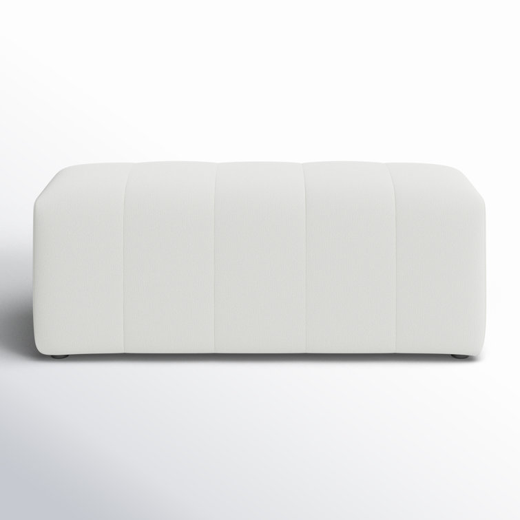 AllModern Rex Polyester Blend Upholstered Bench & Reviews | Wayfair