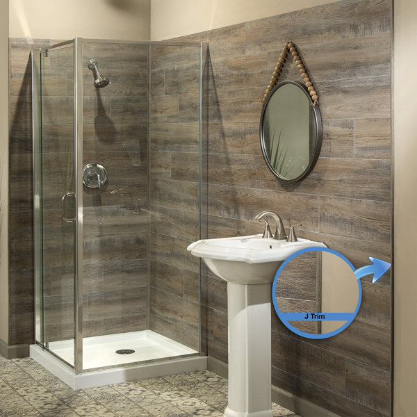 Palisade Plank Tile Shower and Tub Surround Kit & Reviews - Wayfair Canada