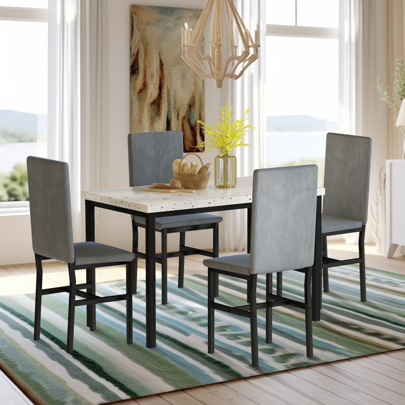 Winston Porter Keveen 5 - Piece Dining Set | Wayfair