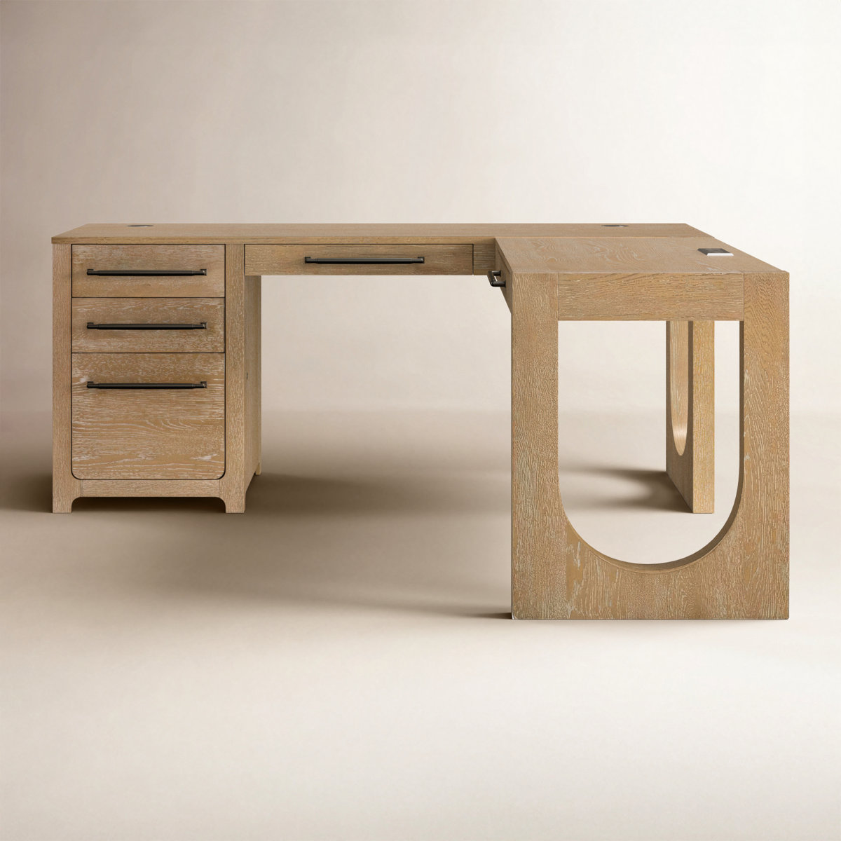 Birch Lane™ Fitzgerald L-Shape Desk & Reviews | Wayfair