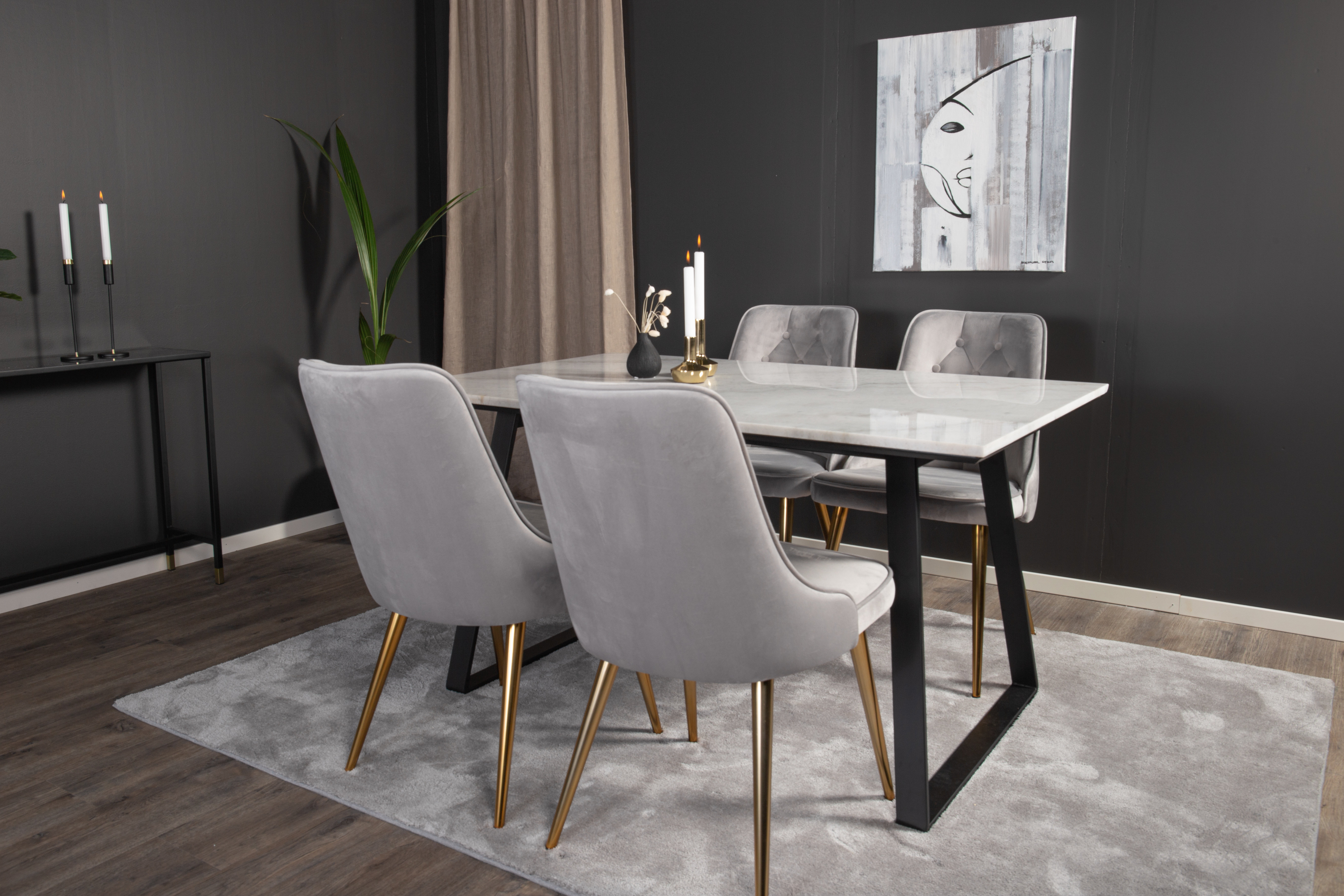 Mercury Row Dray Dining Set with 4 Chairs | Wayfair.ie