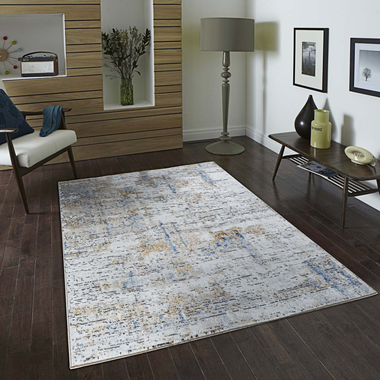 17 Stories Creative Texture Area Rug - Wayfair Canada